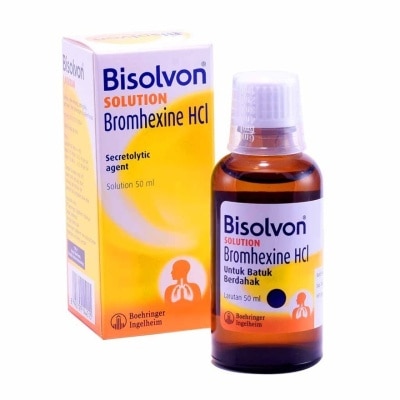BISOLVON, Solution 50ml | Watsons Indonesia