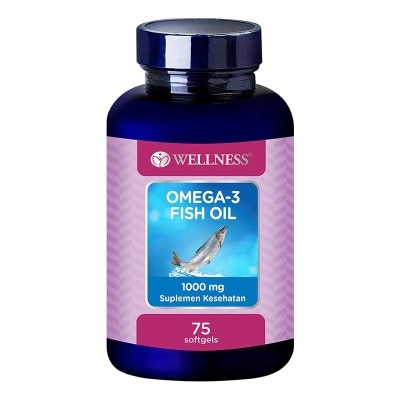 WELLNESS, Omega 3 1000Mg Softgel 75'S | Watsons Indonesia