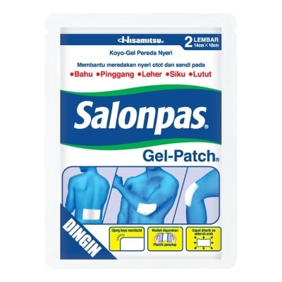SALONPAS, Salonpas Gel Patch 2 Lembar | Watsons Indonesia