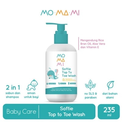 MOMAMI, Momami Softie Top To Toe Wash 235ml | Watsons Indonesia