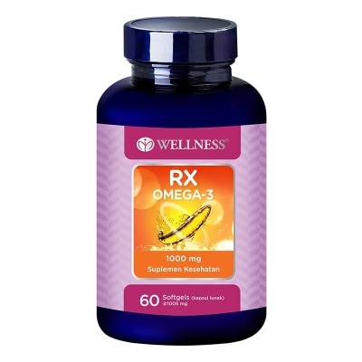 WELLNESS, RX Omega-3 Softgel 60'S | Watsons Indonesia