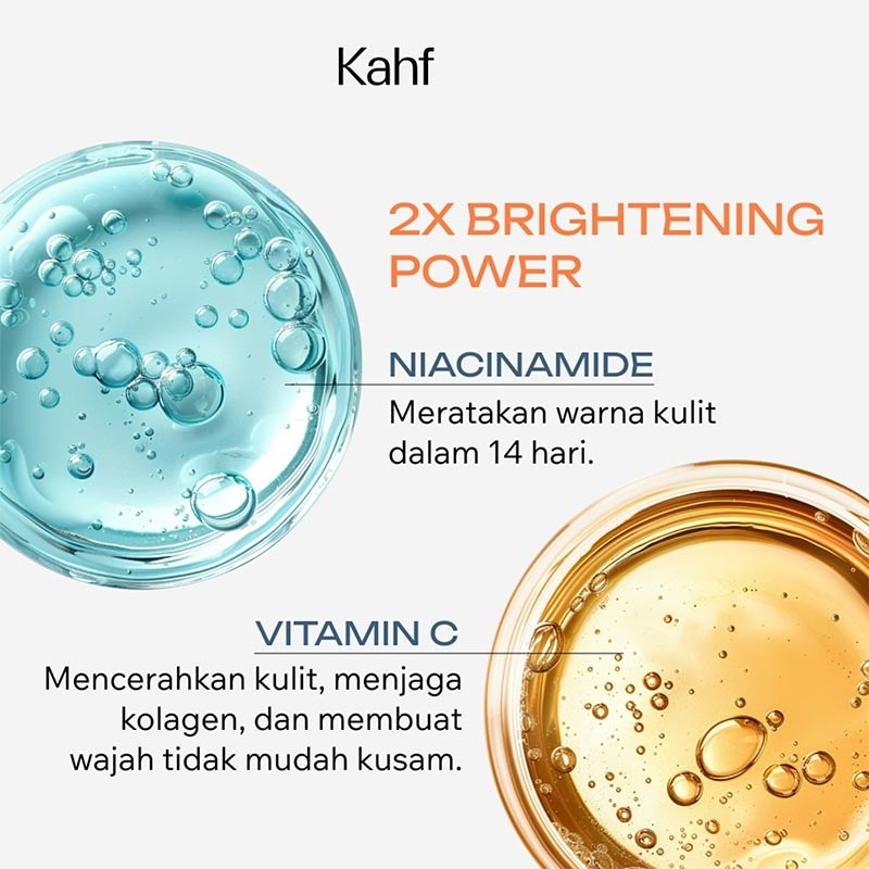 KAHF, Bright Fresh Sunscreen Serum SPF 35 PA++++ 30ml | Watsons Indonesia