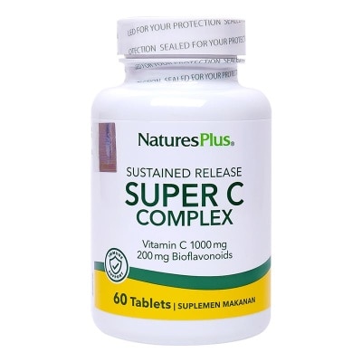 NATURES PLUS, Sustained Release Super C Complex Tablet 60'S | Watsons ...