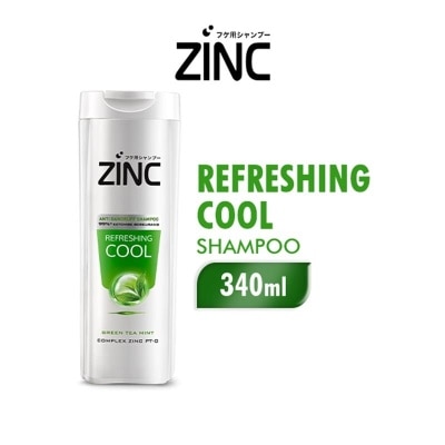 ZINC, ZINC SHP COOL GREEN TEA 340ML | Watsons Indonesia