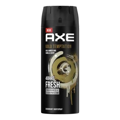 AXE, Deodorant Body Spray Gold Temptation 135ml | Watsons Indonesia