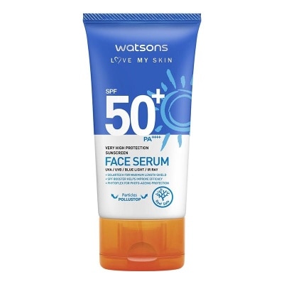 WATSONS, Very High Protection Sunscreen Face Serum SPF50+ PA++++ 50ml ...