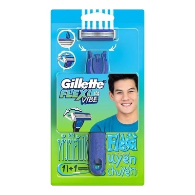 GILLETTE, Gillette Flexi Vibe - 1 Razor | Watsons Indonesia