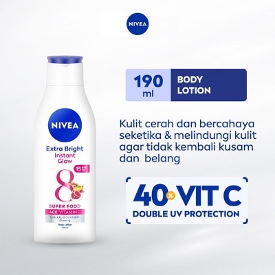 NIVEA, Nivea Extra Bright Instant Glow Body Lotion 190ml | Watsons ...