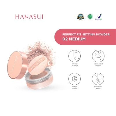 HANASUI, Hanasui Perfect Fit Setting Powder Med#2 | Watsons Indonesia