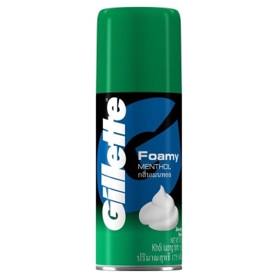 GILLETTE, Foamy (Menthol) Foam Shave Prep 175g | Watsons Indonesia