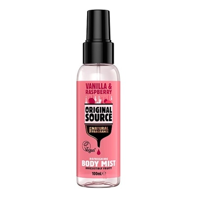 ORIGINAL SOURCE, Original Source Body Mist Vanilla Raspberry 100ml ...