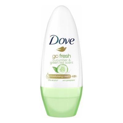 DOVE, Roll On Deodorant Go Fresh Cucumber &. Green Tea 40ml | Watsons ...