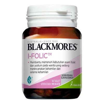 BLACKMORES, BM I FOLIC PREGNACY 60'S | Watsons Indonesia