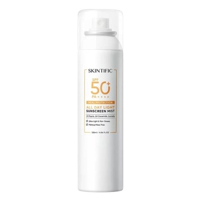 SKINTIFIC, Skintific All Day Light Sunscreen Mist Spf 50 Pa++++ 120Ml ...