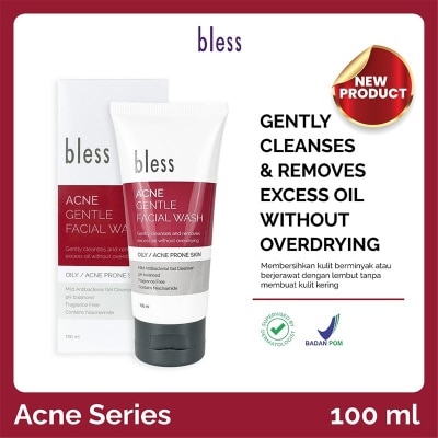 BLESS, Bless Acne Gentle Facial Wash 100ml | Watsons Indonesia