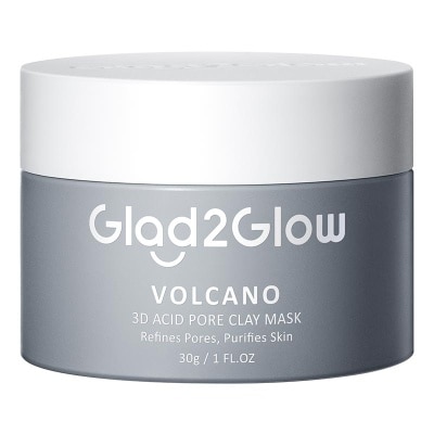 GLAD2GLOW, Glad2Glow Volcano 3D Acid Pore Clay Mask 30g | Watsons Indonesia