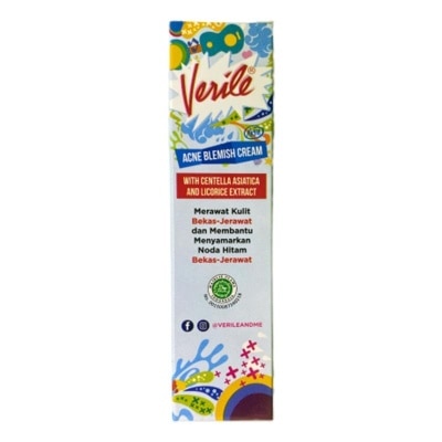 VERILE, Verile Acne Blemish Cream 10g | Watsons Indonesia