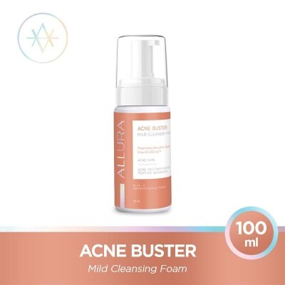 ALLURA, ALLURA ACNE BUSTER MILD CL/FOAM 100ML | Watsons Indonesia