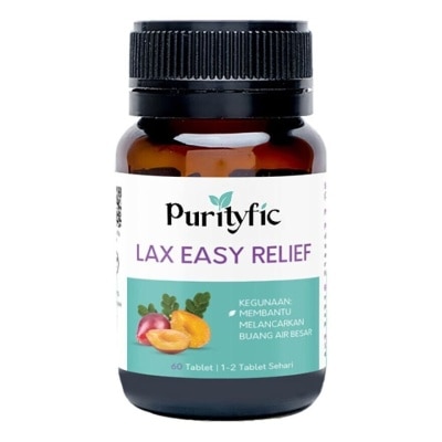 PURITYFIC, Purityfic Lax Easy Relief 60 Tablet | Watsons Indonesia