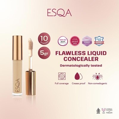 ESQA, Esqa Flawless Liquid Concealer Milkshake 5g | Watsons Indonesia