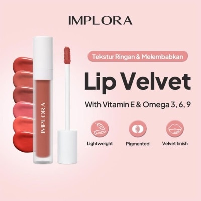IMPLORA, Implora Lip Velvet Honest | Watsons Indonesia