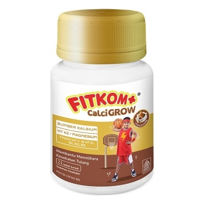 FITKOM, Fitkom+ Calcigrow 21'S | Watsons Indonesia
