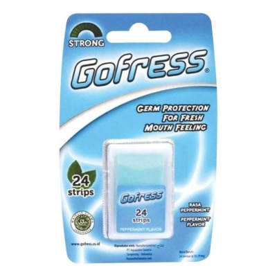 GO FRESS, GO FRESS ORAL CARE STRIPS 24'S | Watsons Indonesia