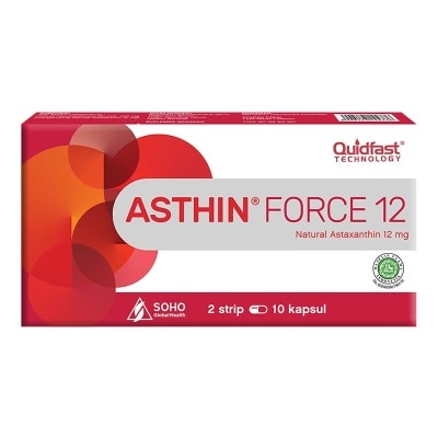 ASTHIN, Asthin Force 12mg Kapsul 1 Strip (10'S) | Watsons Indonesia