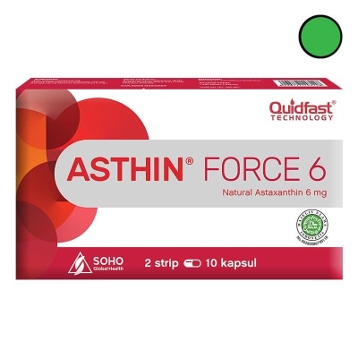 ASTHIN, Force 6 mg Kapsul 1 Strip @10'S | Watsons Indonesia