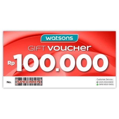GIFT, Gift Voucher 100K | Watsons Indonesia