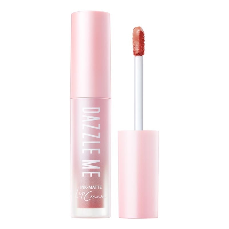 DAZZLE ME, Ink-Matte Lip Cream P01 Peach-Ink 2.5ml | Watsons Indonesia