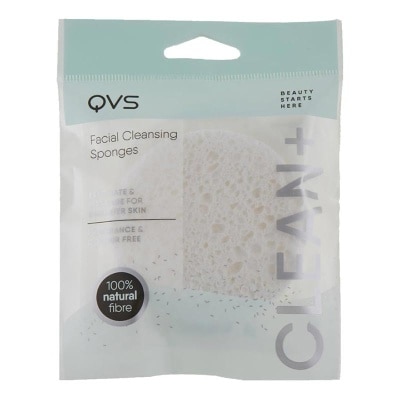 QVS, QVS 10-1067 2 Small Facial Cleansing Sponge | Watsons Indonesia