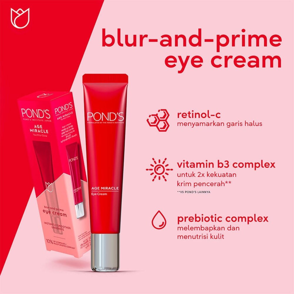 PONDS Age Miracle Youthful Glow Eye Cream 15ml Watsons Indonesia