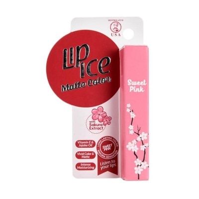 LIP ICE, Matte Color Sweet Pink | Watsons Indonesia