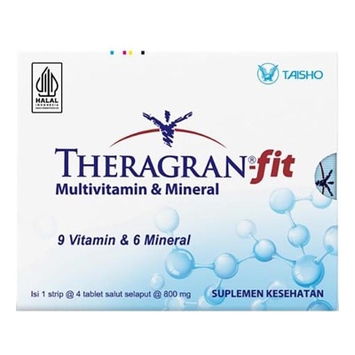 THERAGRAN, Theragran-fit 4'S (Strip) | Watsons Indonesia