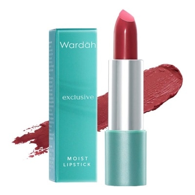 WARDAH, Exclusive Moist Lipstick 23 Ruby Red 3.5g | Watsons Indonesia